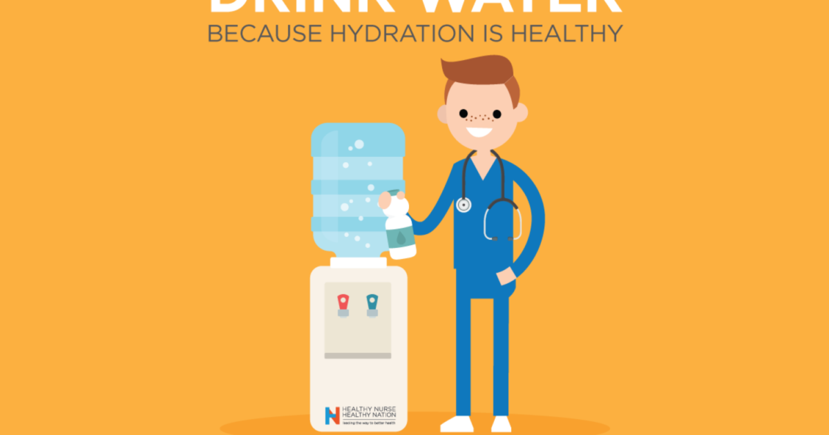Drink water - ANA's HNHN Hydration Challenge - WSNA
