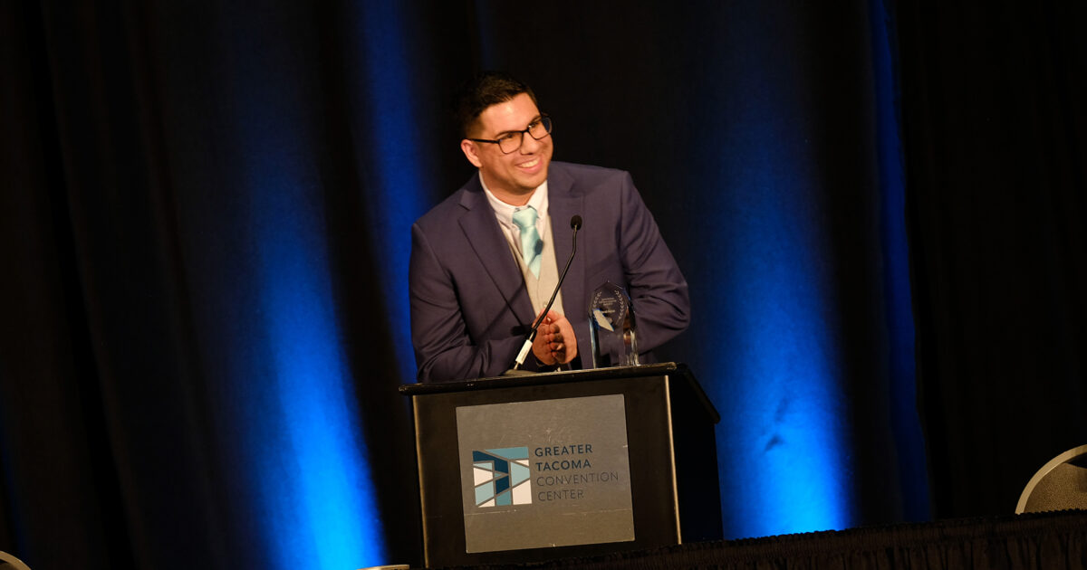 Jacob Garcia - Joanna Boatman Staff Nurse Leadership Award - WSNA