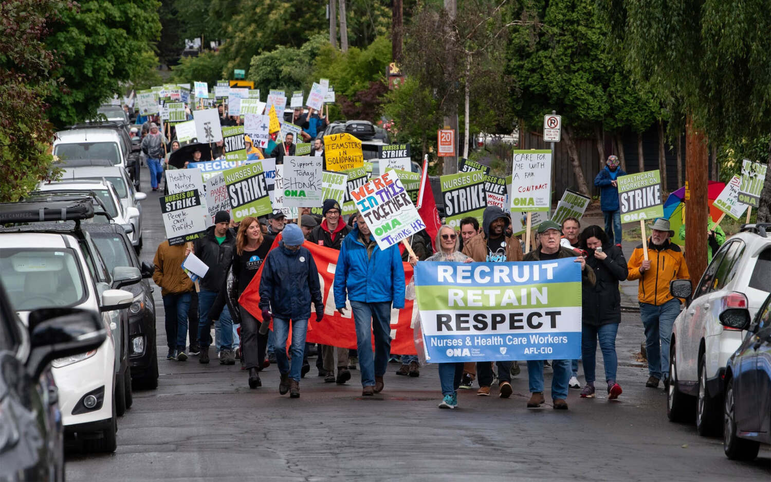 WSNA in solidarity with historic strike by Oregon nurses - WSNA