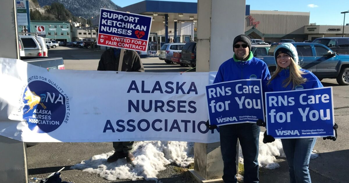 Our trip to support fellow PeaceHealth nurses in Ketchikan - WSNA
